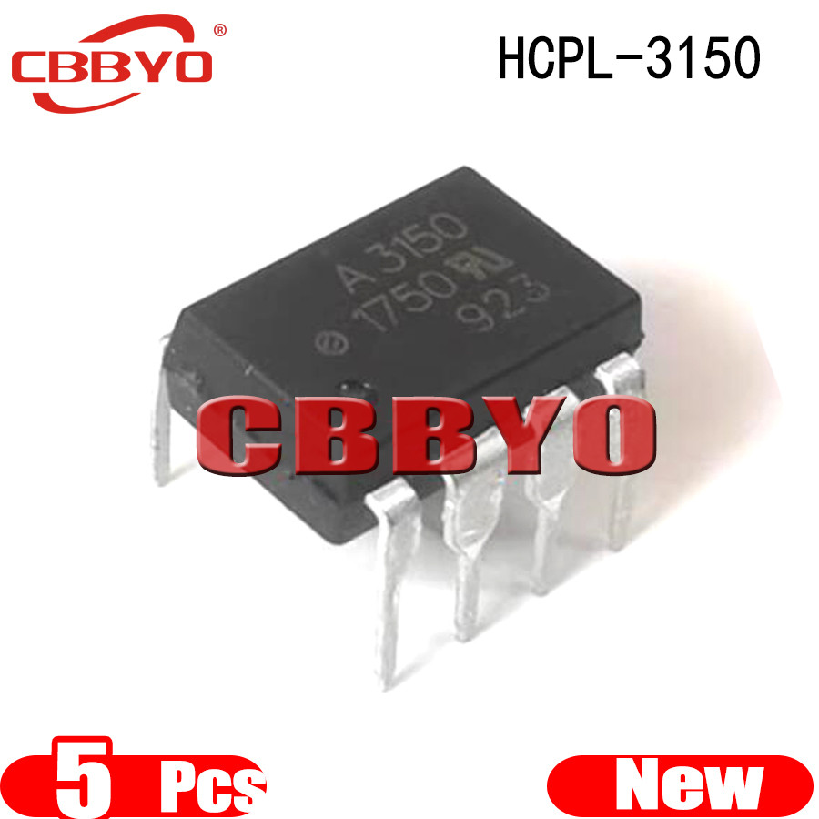 5pcs HCPL-3150 DIP-8 HCPL3150 A3150V A3150 3150V Brand new | Shopee ...