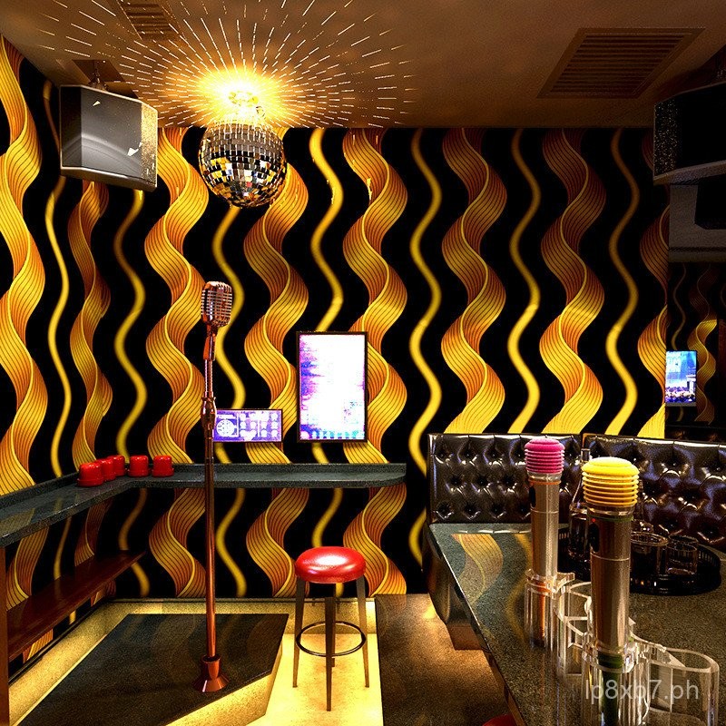 ktv Wallpaper Karaoke Flash Wall Cloth3d Reflective Special Bar Theme ...