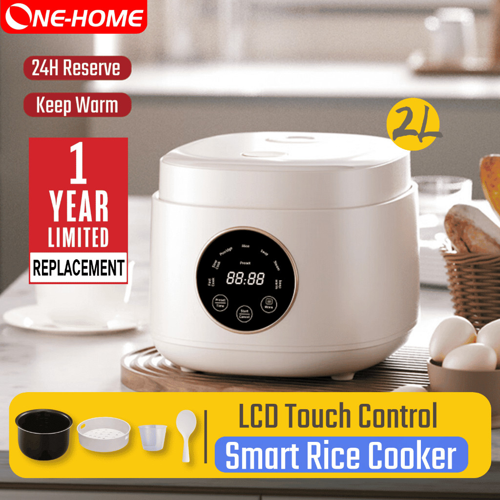 Smart Rice Cooker With Steamer Non Stick Liner Small Electric Cooker ...