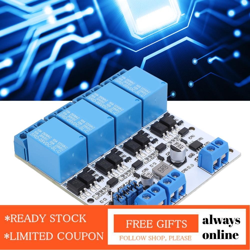 Alwaysonline GPIO Relay Module with Optocoupler High Low Level Control ...