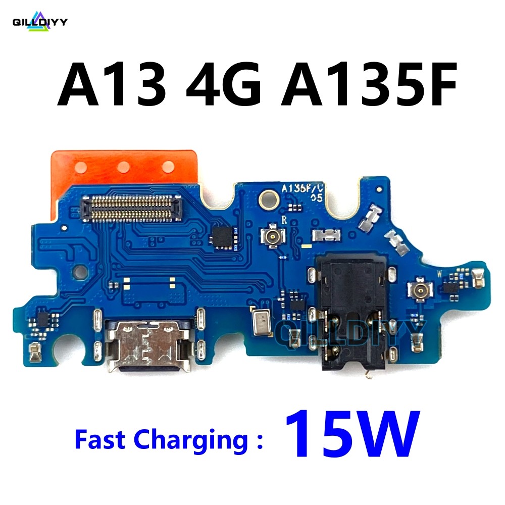 For Samsung Galaxy A13 4G A135F USB Charging Connector Board Charger Dock Port Microphone Type C ...