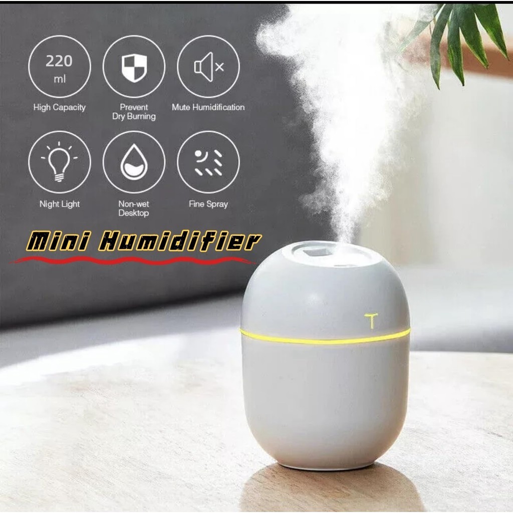 Automatic 220ml Aromatherapy Humidifier Air Freshener for Room Home ...