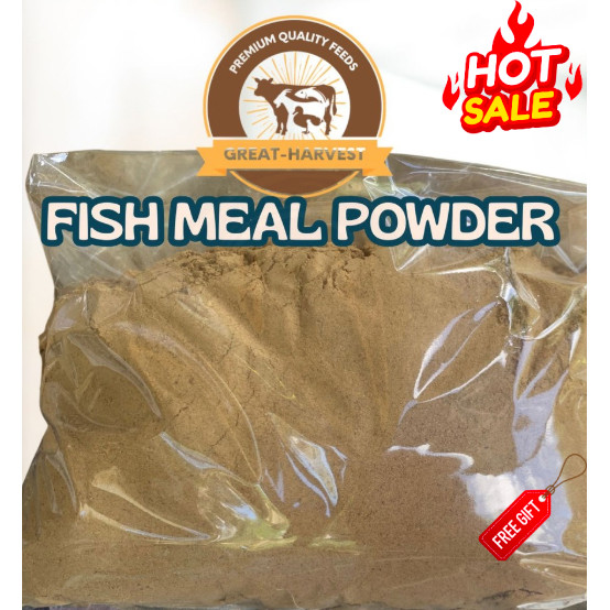 1KG Fish Meal Powder 65% High Protein for Dogs Cats Fish Feed Poultry ...