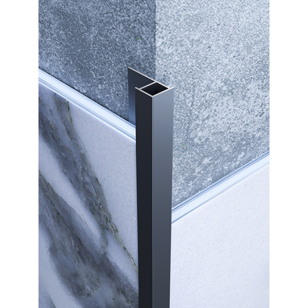 Tile Corner Strip Aluminum Alloy Edging Strip Metal Corner Line Right ...