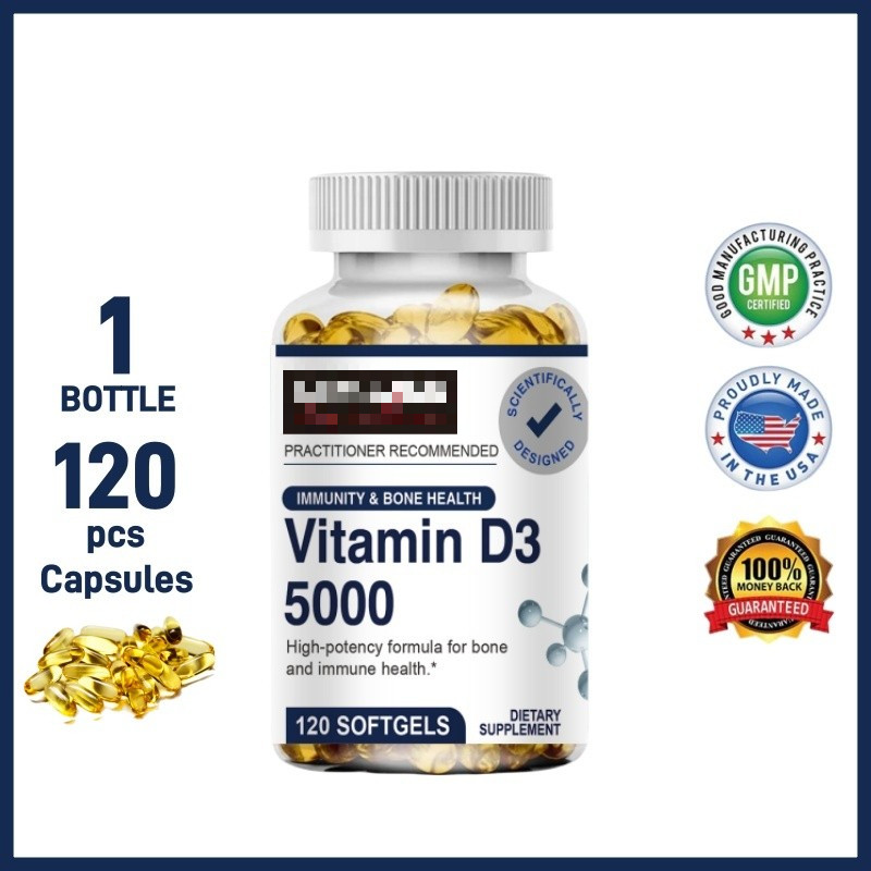 KIRK//LAND Vitamin D3 Capsules Supports Bone Development Dental and ...