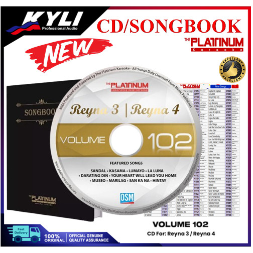 Platinum Reyna 3 Songbook + Songlist + Updated CD (Volume 102) | Shopee Philippines