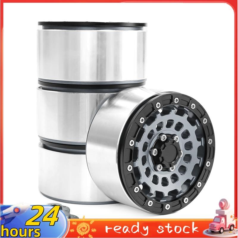 []4PCS Aluminum Alloy 2.6Inch Beadlock Wheel Hub Rim with 17mm 12mm ...