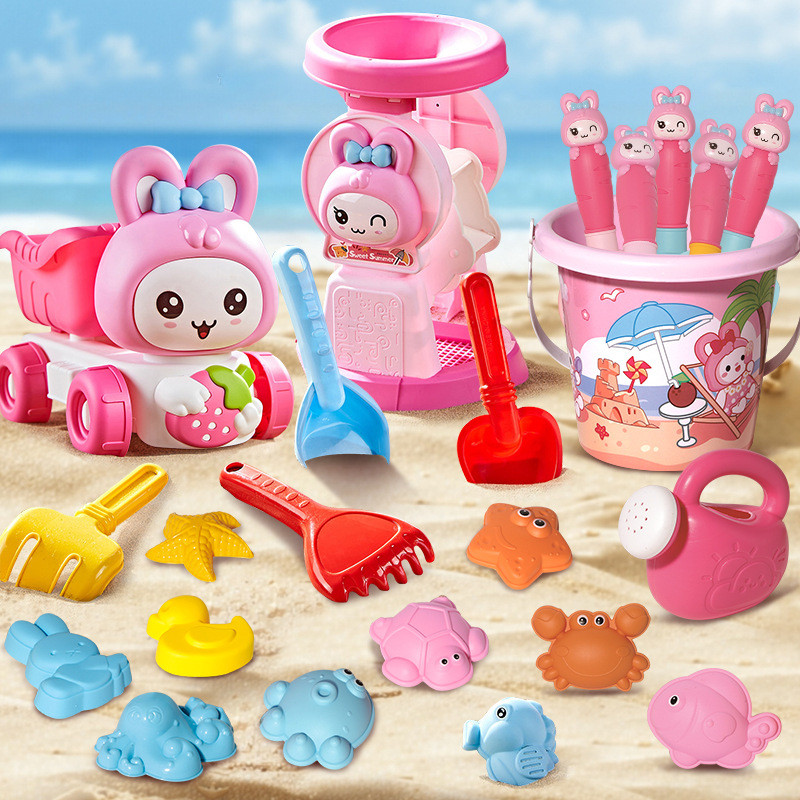 2025Official Ultraman Yellow Duck Beach Bucket Sand Play Water Play ...