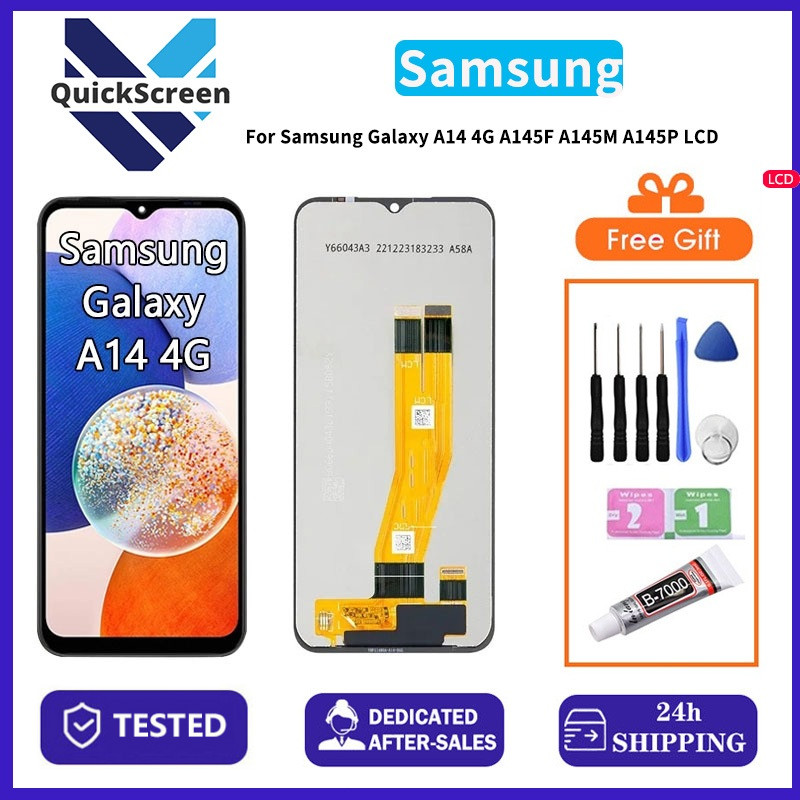 [QuickScreen] For Samsung Galaxy A14 4G A145M A145P LCD | Shopee ...