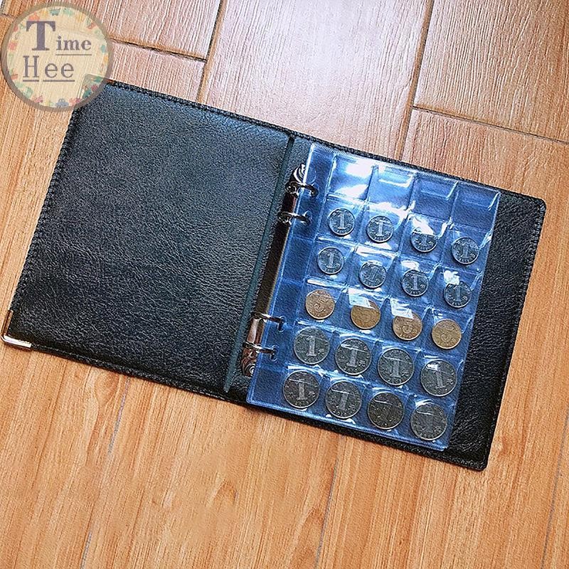 TIMEHEE Coin Storage Bookmemorative Coin Collection Book Folder ...