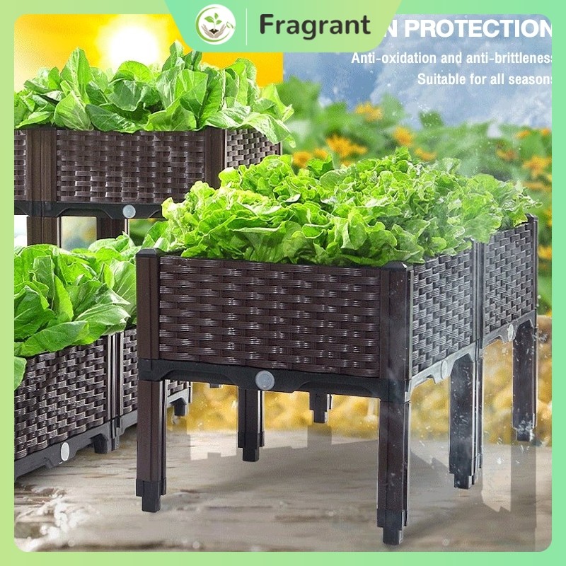 Balcony vegetable planting box rectangular three-dimensional ...