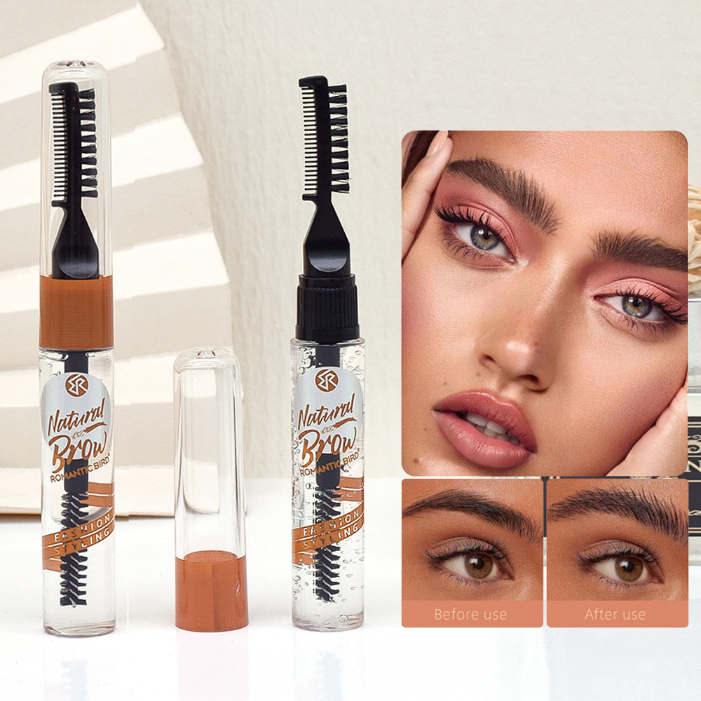 Double Headed Liquid Transparent Colorless Eyelash Eyebrow Fix Brow Gel ...
