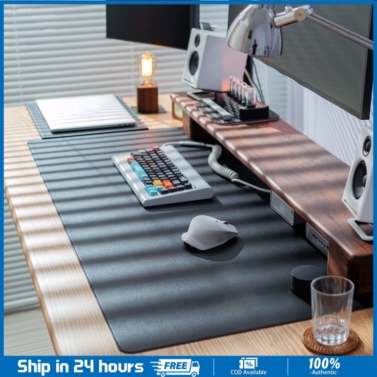 Desk Mat Laptop Mouse Pad Extended Gaming Large Mouse Pad PU Leather ...