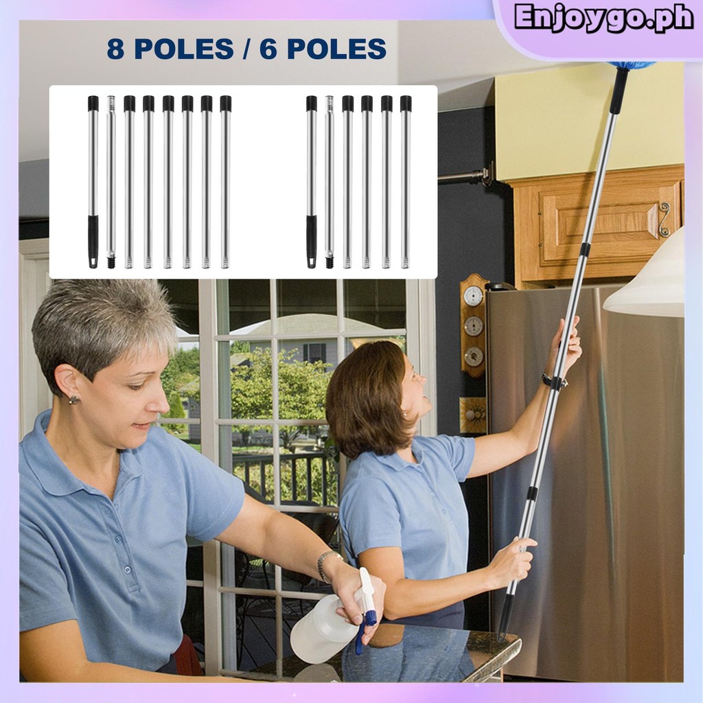 Cobweb Duster with Extension Pole Extendable Fan Cleaner Duster ...