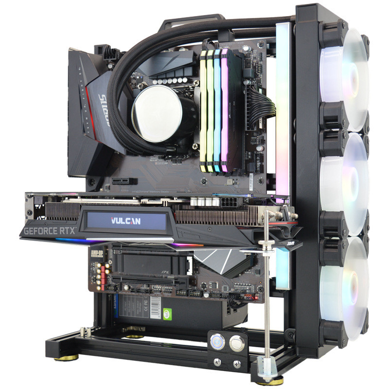 Chassis Open Computer Case Air Cooling/Water-Cooled Game Machine Rack ...