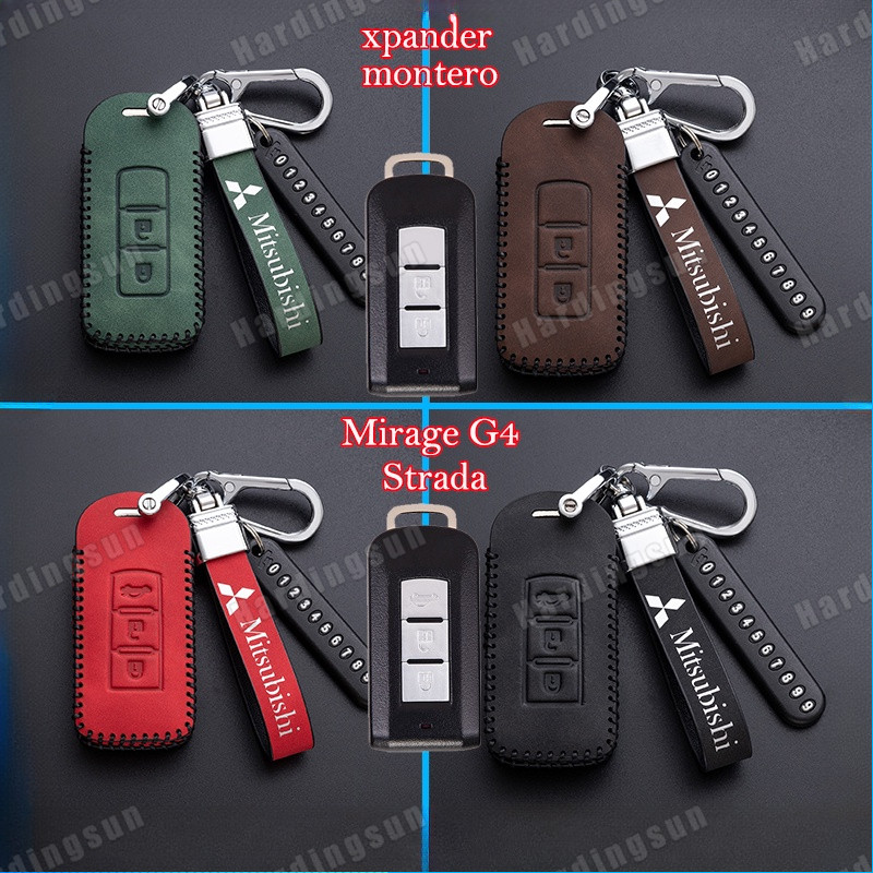 Mitsubishi Xpander Montero Strada Leather Car Key Cover | Shopee ...