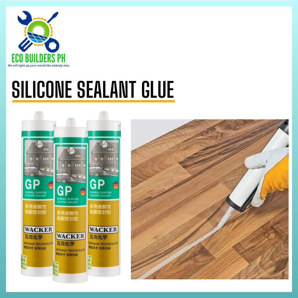 Wacker SILICONE SEALANT GP General Purpose 300ML for glass, metal, wood and concrete ...