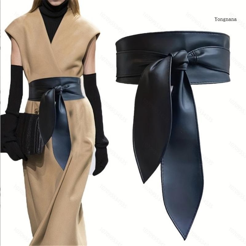 【CH*】 Waist Belt Obi Belt Self Tie Wrap Belts Wide Wrap Vintage Waist ...