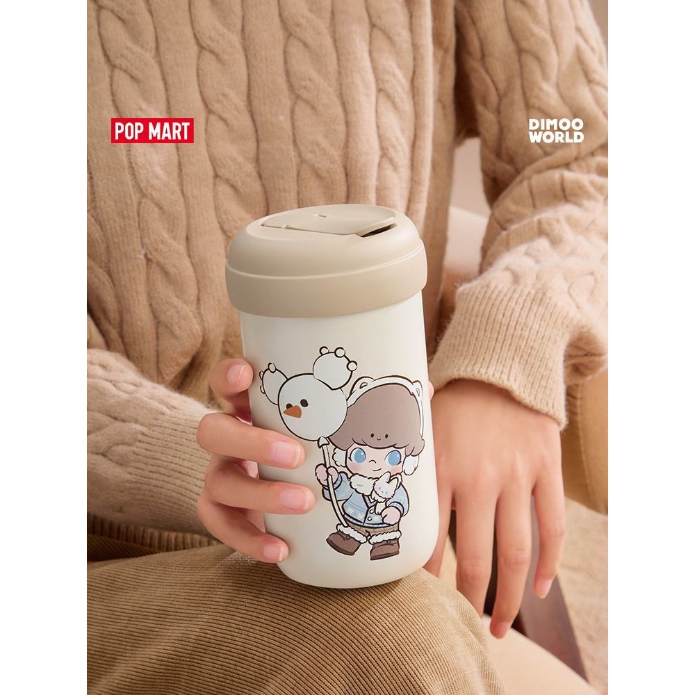 POPMART Pop Mart Warm Series DIMOO Vacuum Cup Men's and Women's Cute ...
