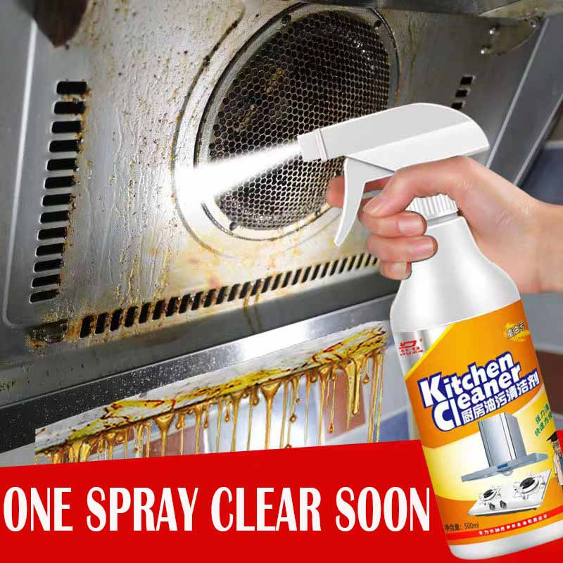 Kitchen Degreaser Cleaner Spray Quick Degreasing Cooktop Heavy Oil ...