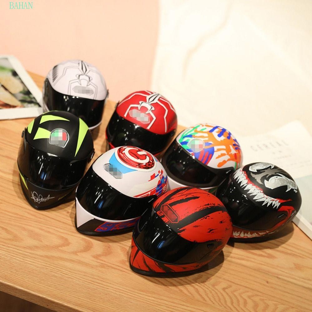 BAHAN Small Pet Motorcycle Helmet, Backseat Decoration Full Face Cat ...