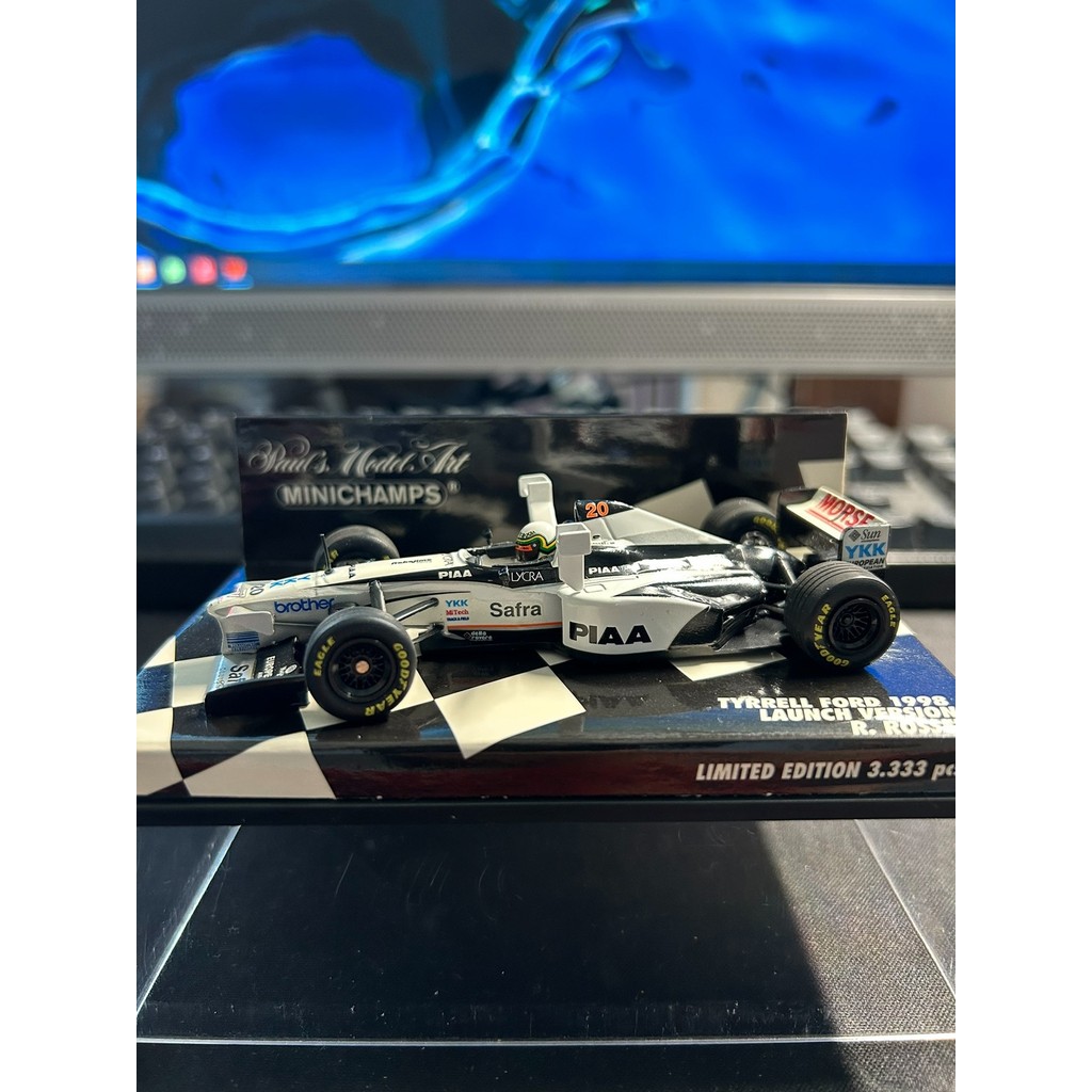 Mini Cut 1/43 Terrell tyrrell ford 1998 Racing Seasonal Launch Edition ...