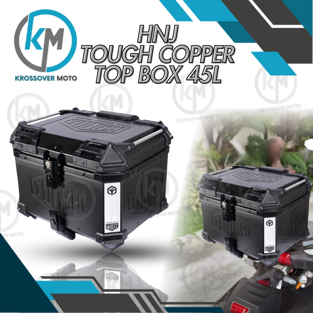 HNJ TOUGH COPPER TOP BOX 45L [KM] | Shopee Philippines