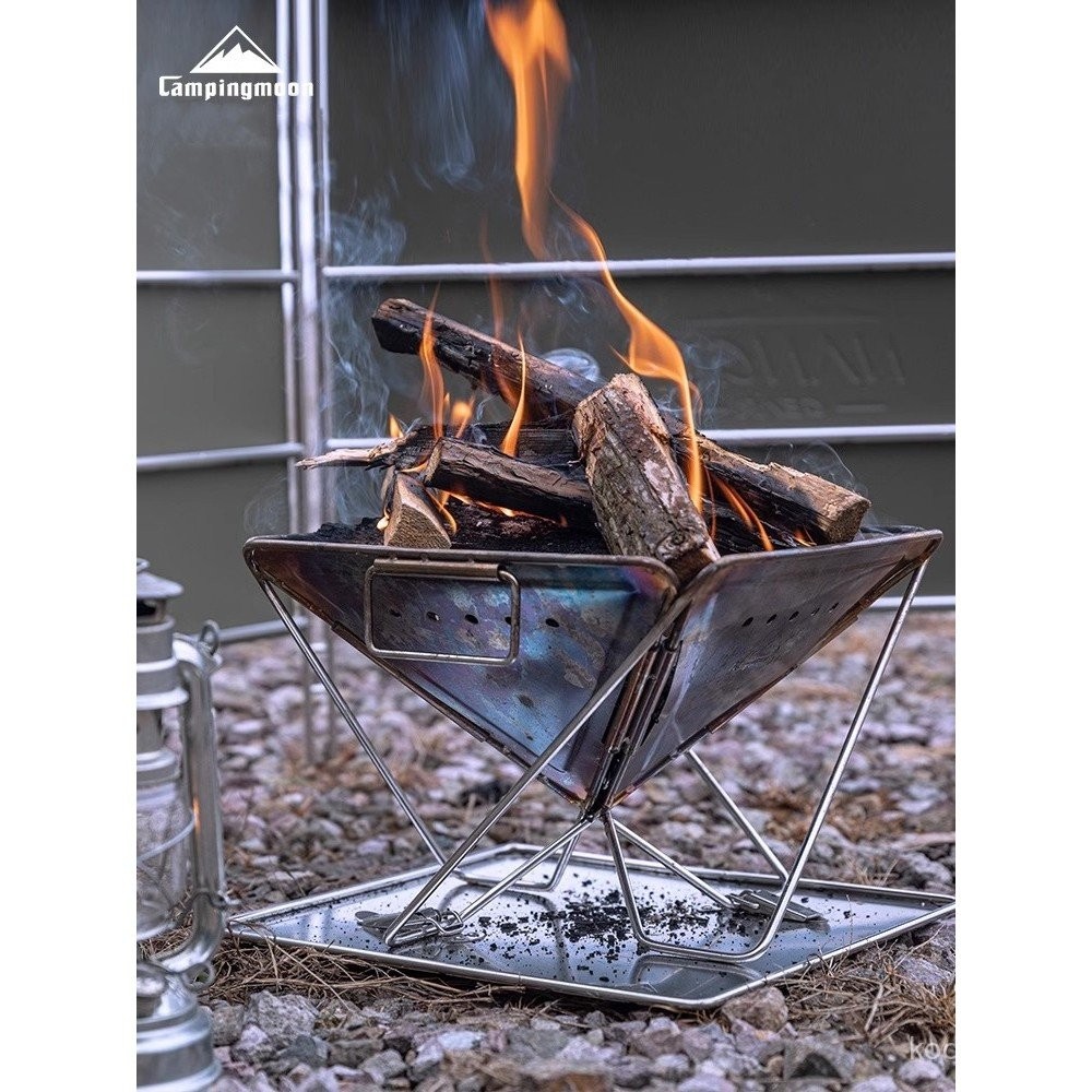 Coleman MT-035Fire Pit Rack Multi-Person Enlarged Camping Stainless ...