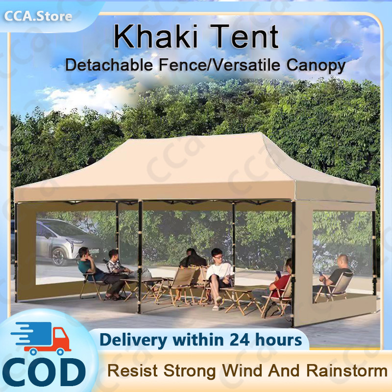 Outdoor Tent 3x4.5 with Cover Heavy Duty Waterproof Folding and ...