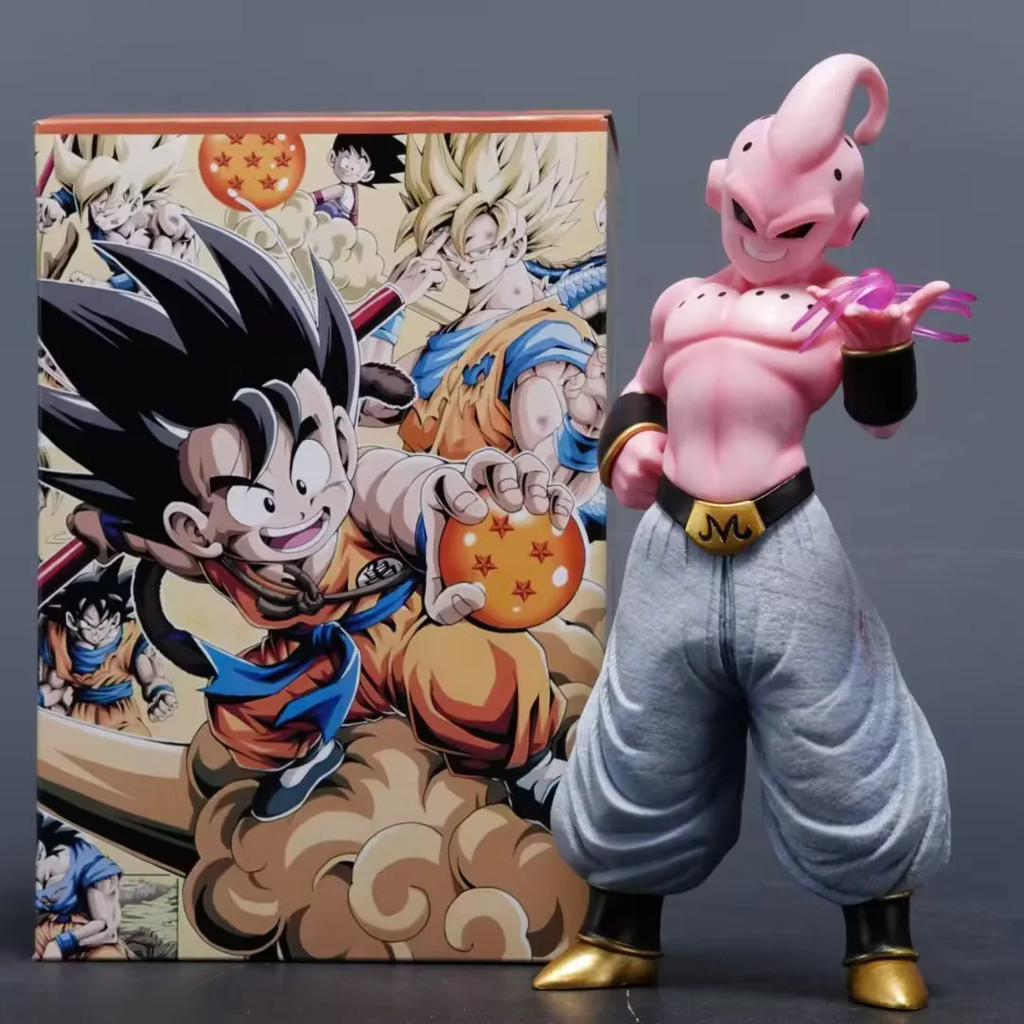 20CM Dragon Ball Z Saiyan GK Majin Buu Special Effects Standing Pose ...