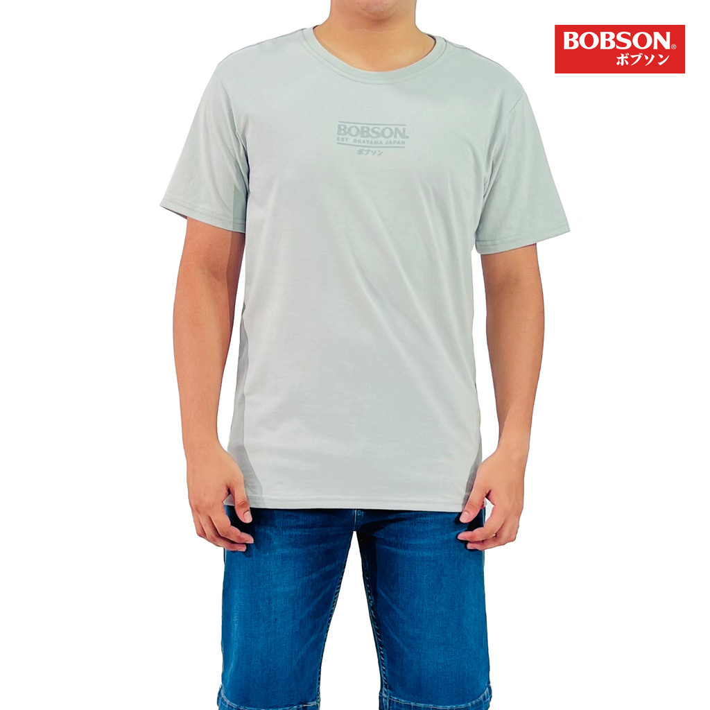 Bobson Japanese Men's Basic Tees Slim Fit 177259-U (Pigeon) | Shopee Philippines