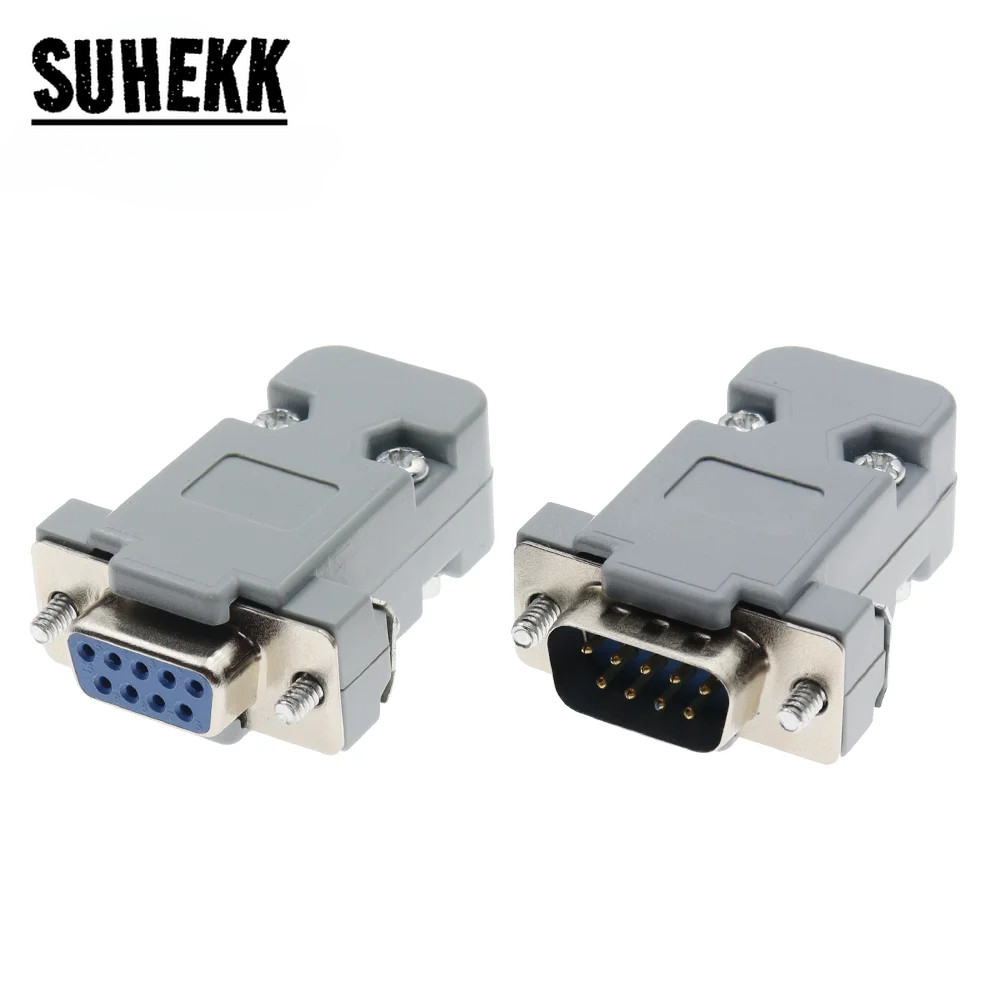 1PCS RS232 Serial Port Connector DB9 Female Socket Plug Connector 9 Pin ...