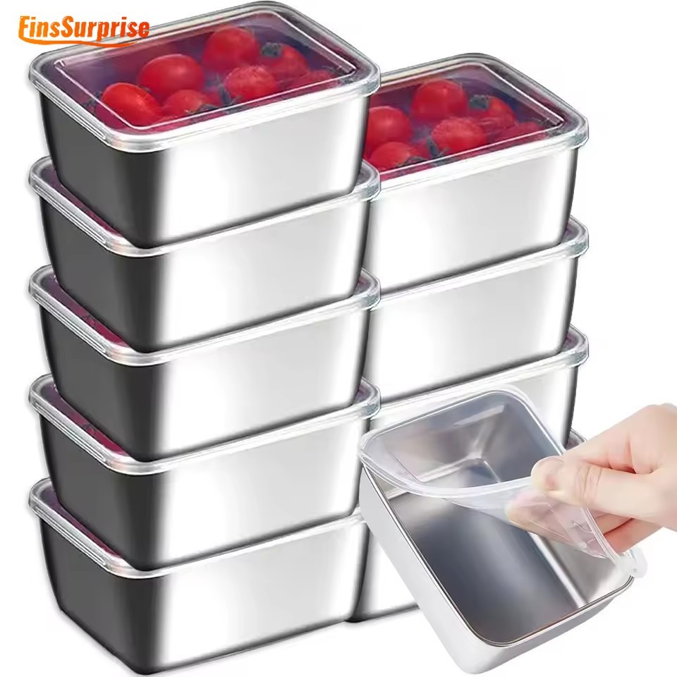 Sealed Hygienic Sauce Ingredient Storage Box - Durable Stainless Steel ...
