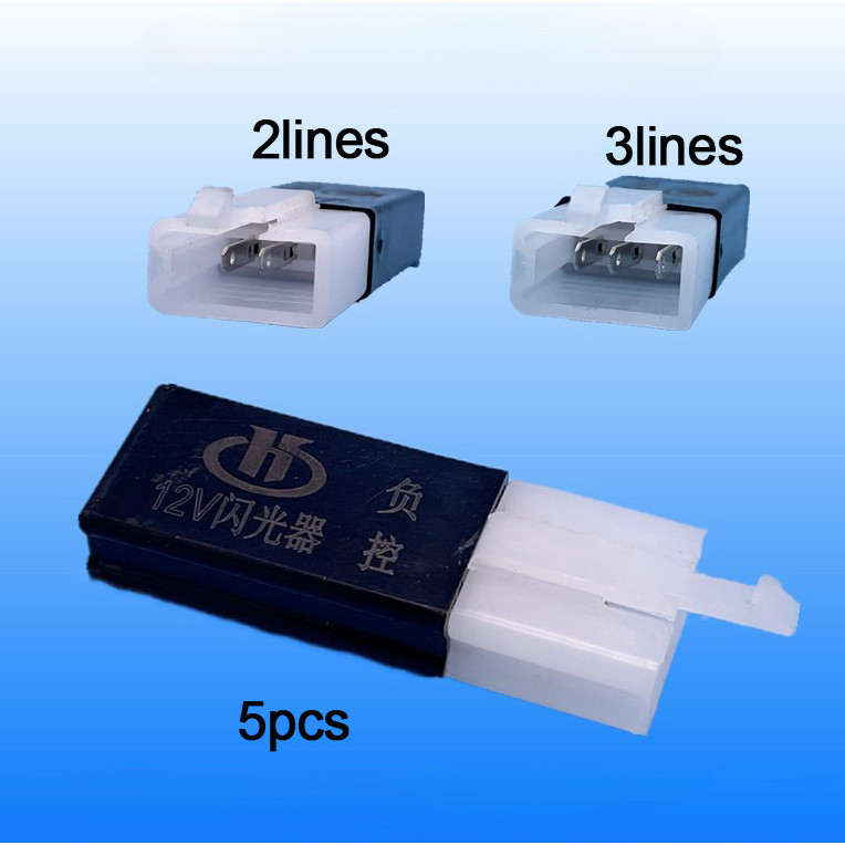 5Pcs 12V 3Pin E-bike Turn Signal Silent Flasher Relay Electric Bicycle ...