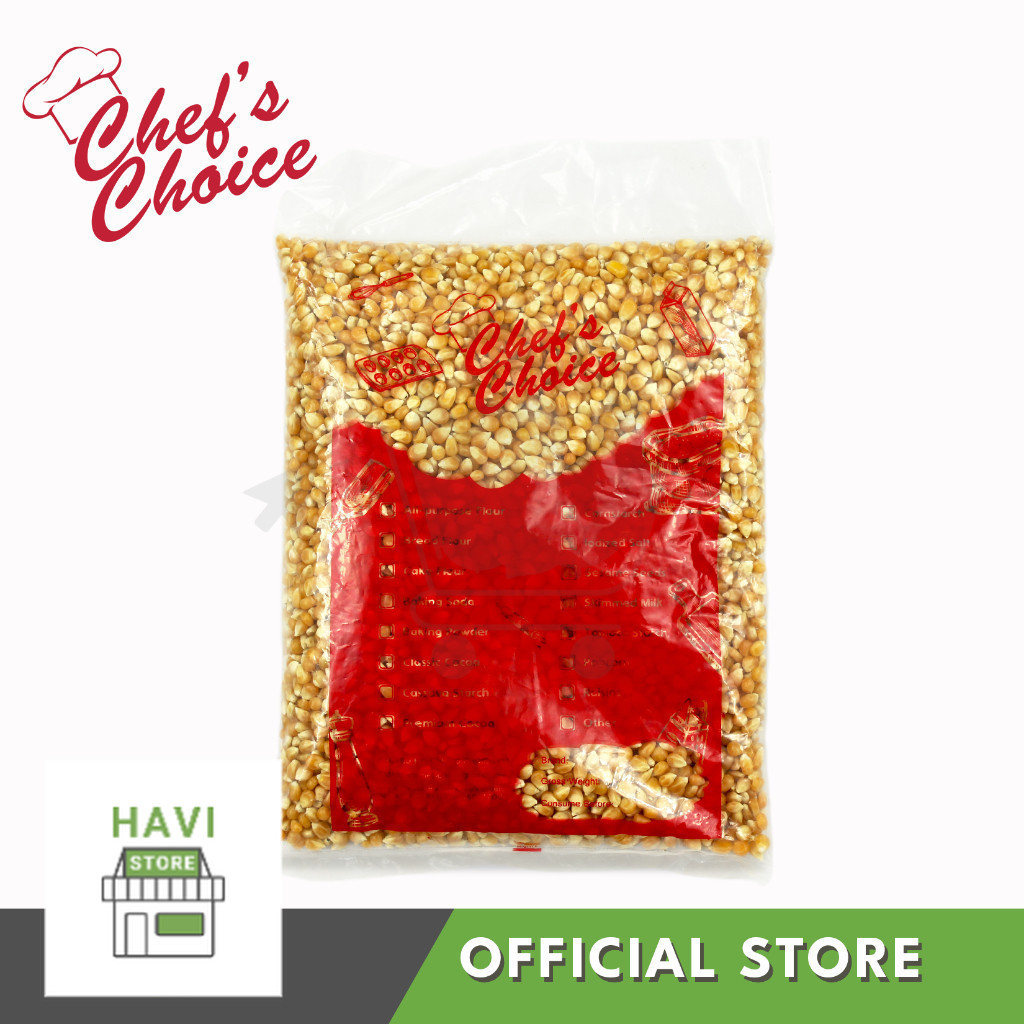 HAVI STORE POPCORN 250G 500G 1KG (Chef's Choice) | Shopee Philippines