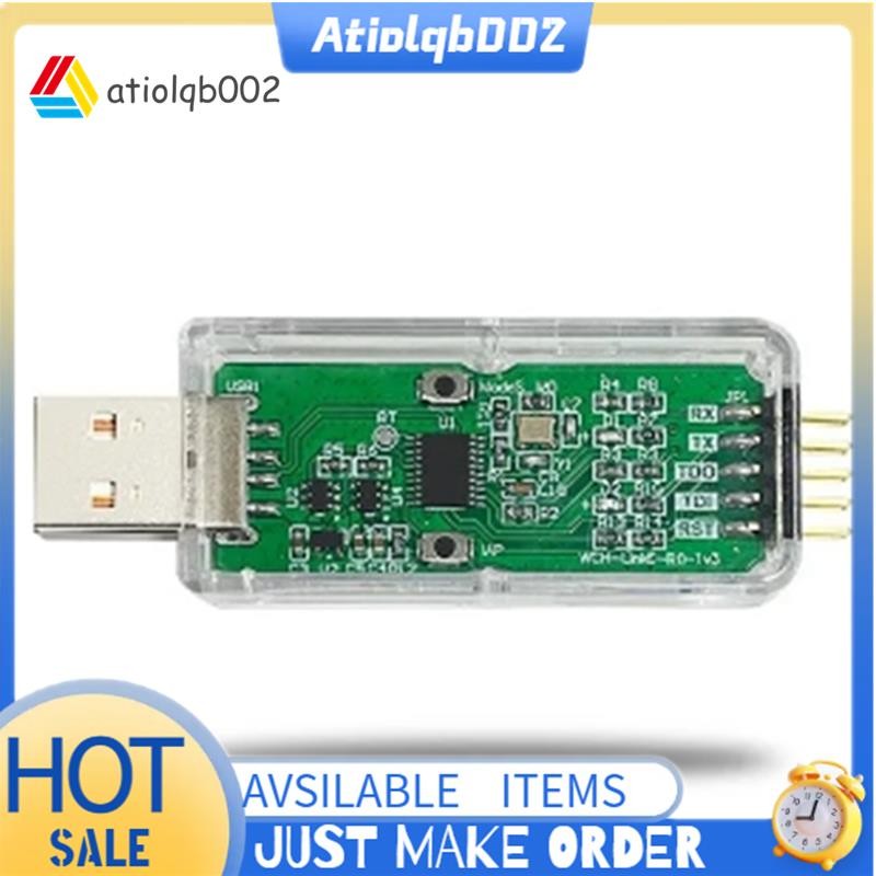 WCH LinkE Online Download Debugger Architecture MCU/SWD Interface ARM Chip 1 Serial Port to USB ...