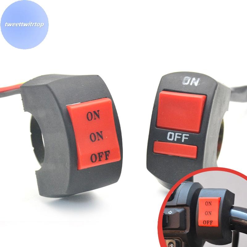 TRTOP LED Headlight Switches Far Near Two/Three Line Motorcycle ...