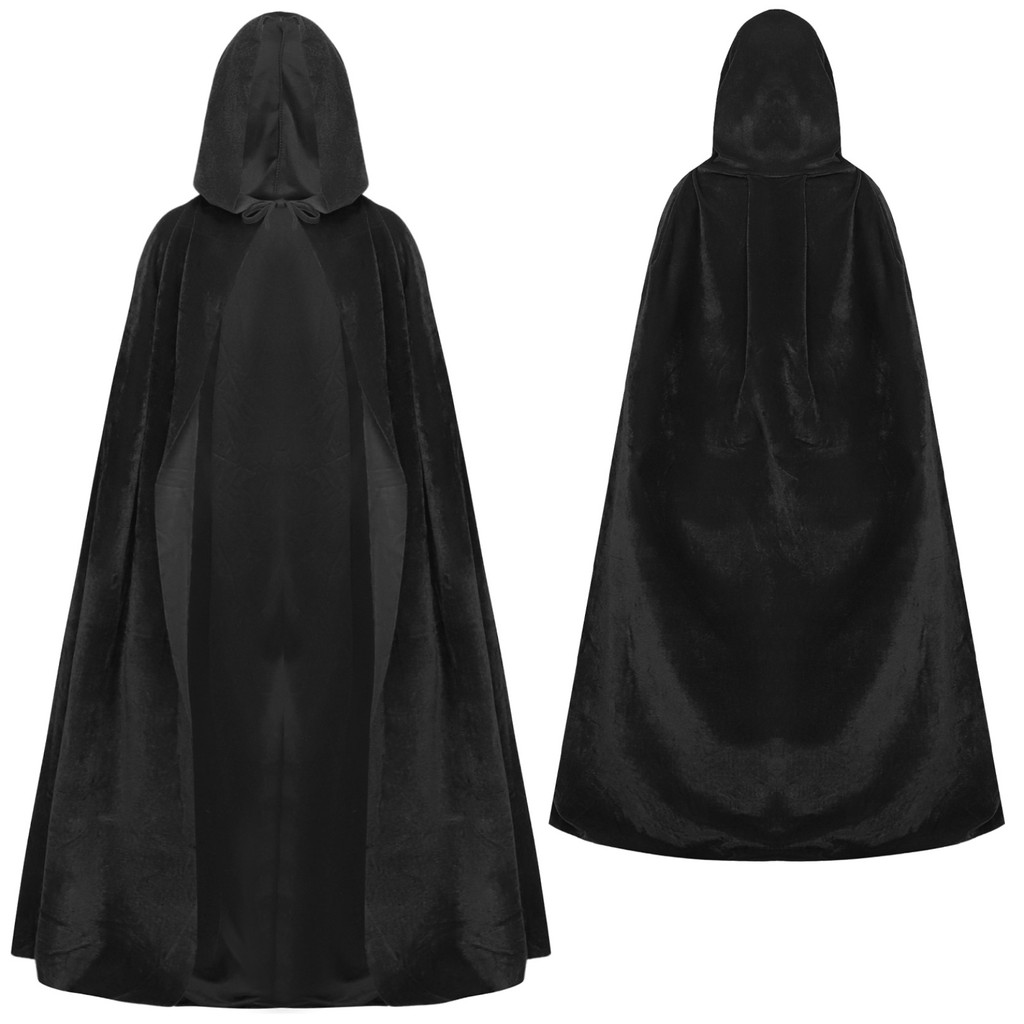Haitryli #70-170 Kids Girls and Boys Hooded Velvet Cloak Cape for ...