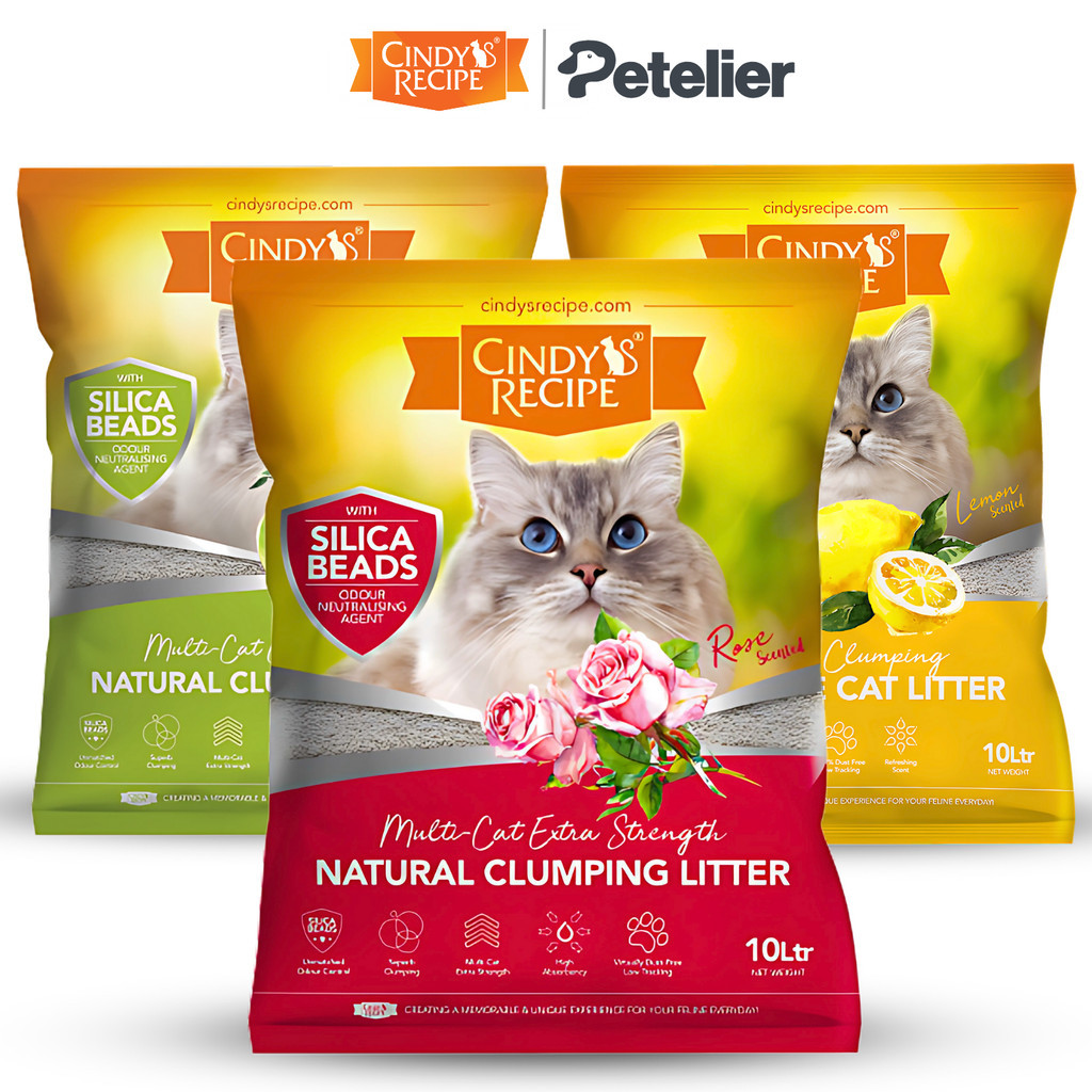 Cindy's Recipe Natural Clumping Cat Litter 10L | Shopee Philippines