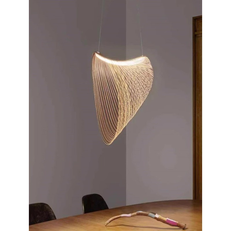 Japanese Style Log Style Stair Chandelier Italian Design Bird's Nest ...