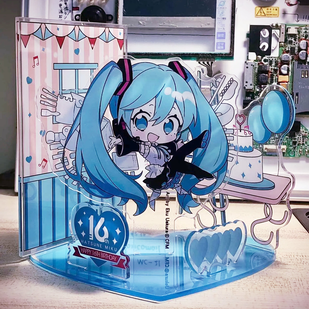 Hatsune Miku five-insert standing sign acrylic miku Tabletop decoration ...