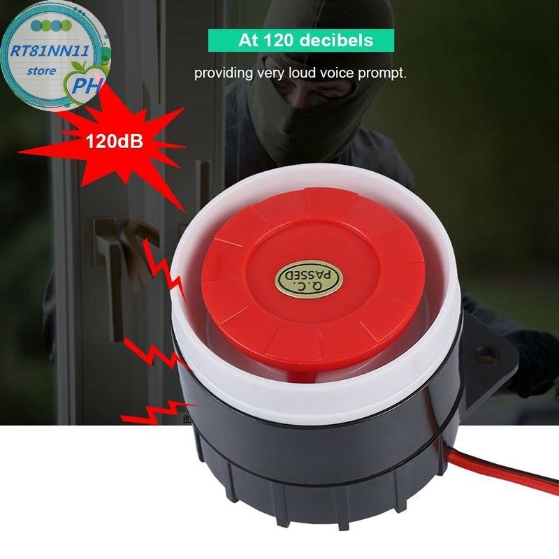 rt81nn11 Mini Wired Car Horn Speaker Siren Home Security Sound Alarm ...
