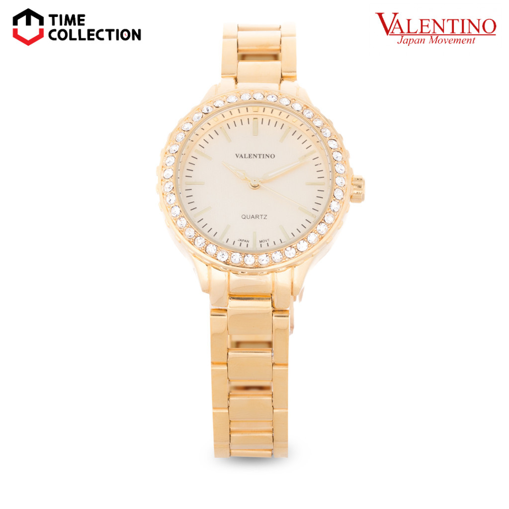 Valentino 20121959-GOLD - GOLD DIAL Analog Stainless Band Watch for ...