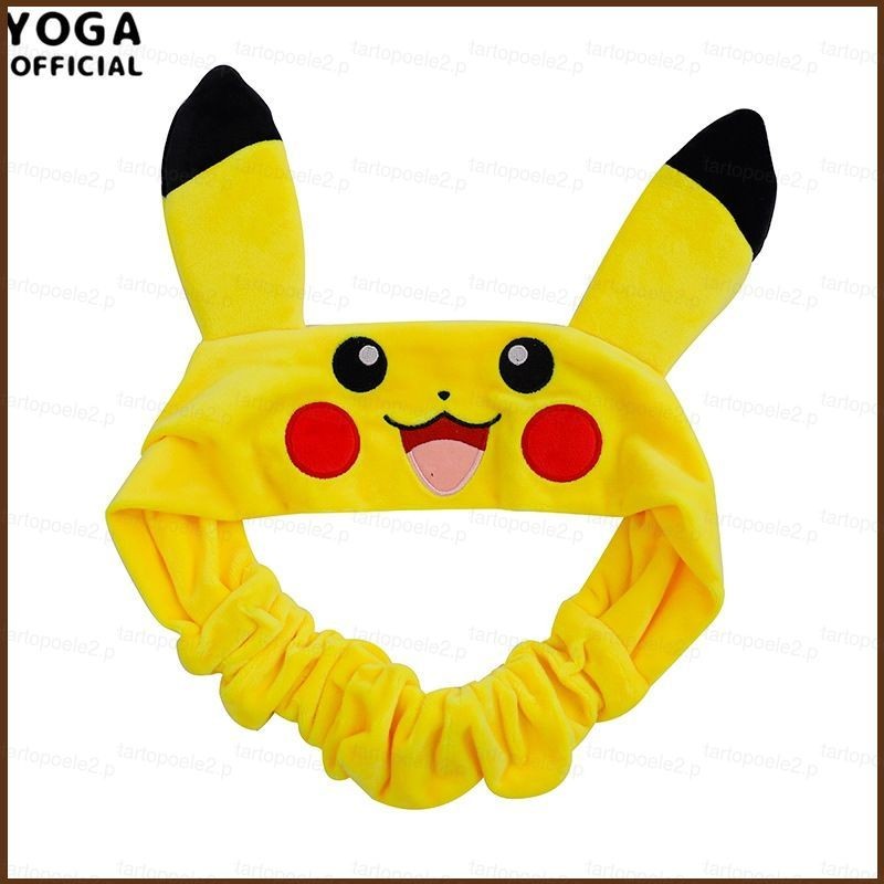 Kira Pokemon Pikachu Plush hair band Japanese cartoon face mask ...
