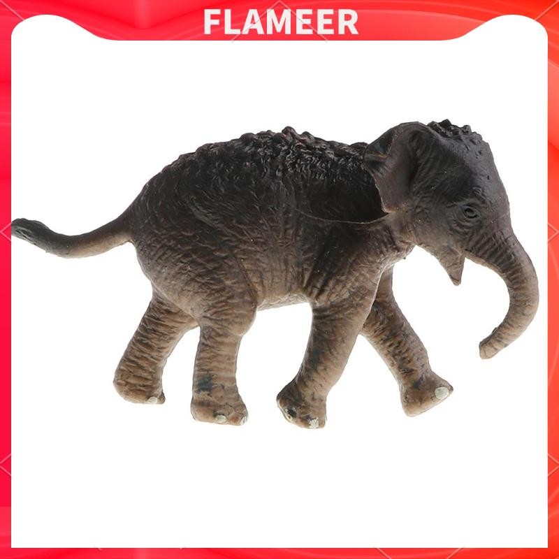 Simulation Model Action Figures Toy Walking Elephant | Shopee Philippines