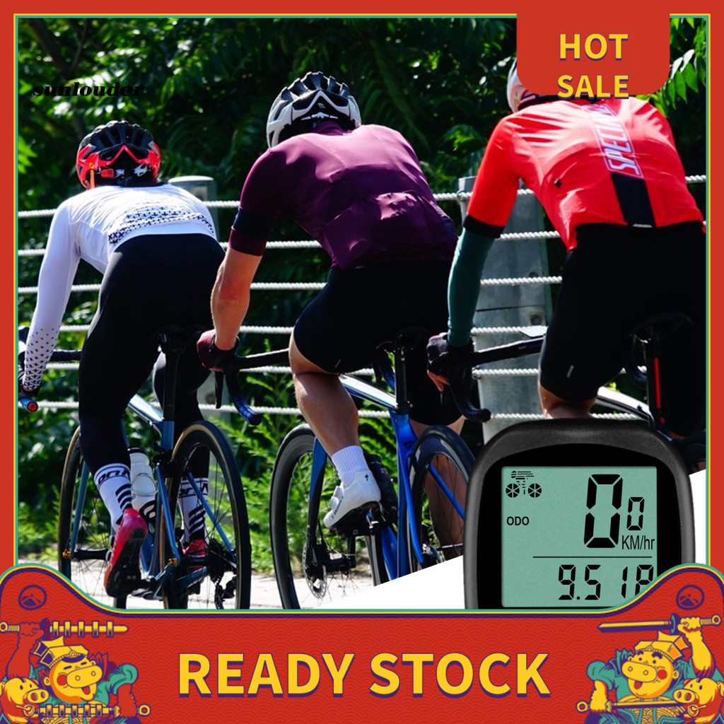 SL Bike Speedometer Speed and Distance Tracker for Cyclists Waterproof ...