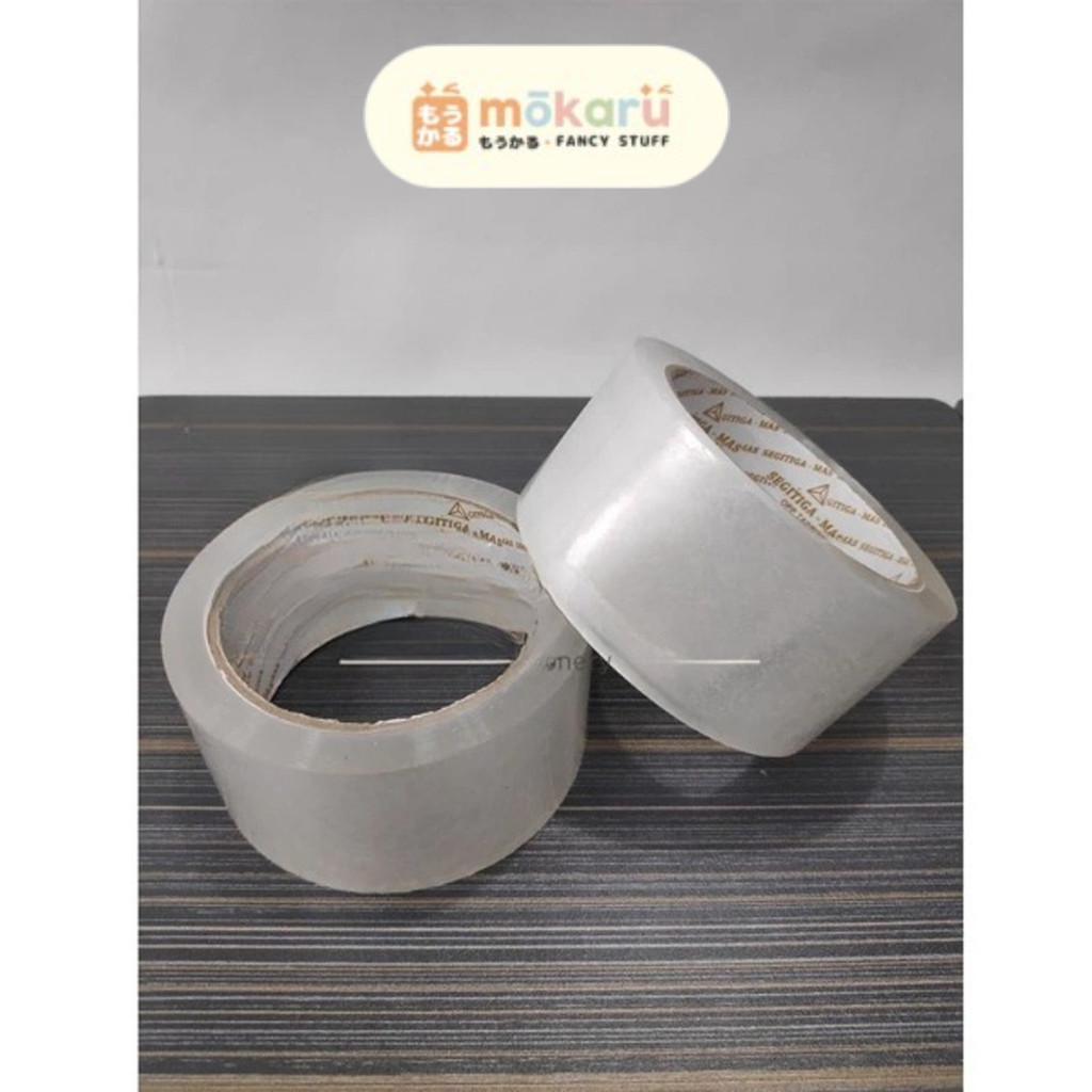 Triangle Mas Clear Duct Tape 48 x 90 Y / Quality 48mm Insulation Duct ...
