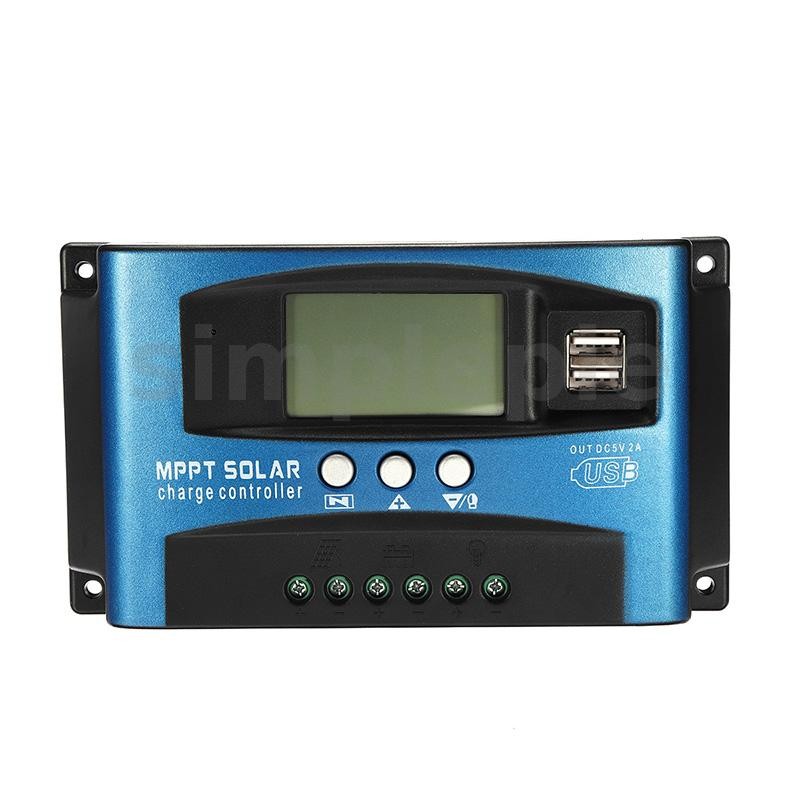 30/40/50/60/100A MPPT Solar Controller LCD Solar Charge Controller ...