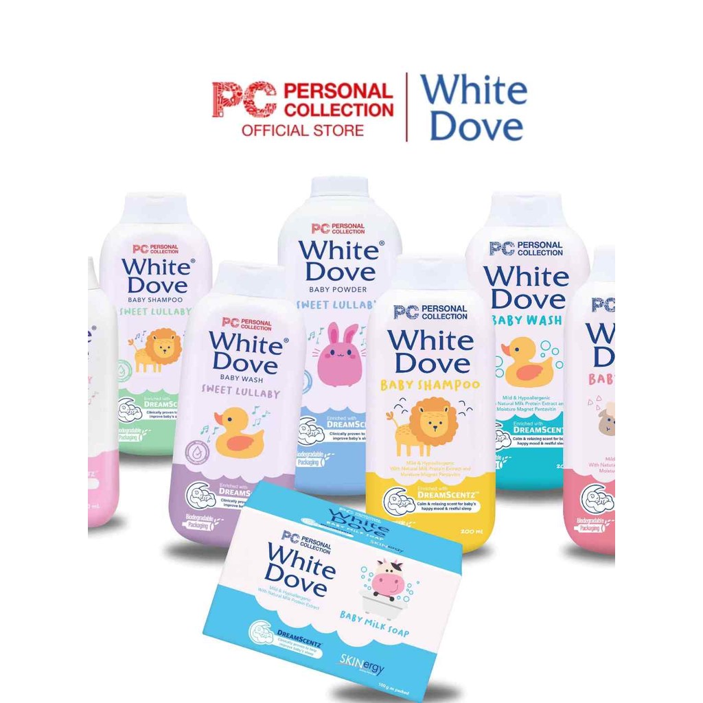 PC White Dove Baby Products Collection 200ml (Wash, Shampoo, Lotion ...