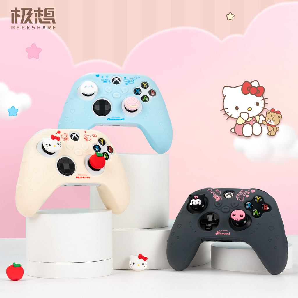Geekshare Xbox Controller Case Sanrio HelloKitty Themed Silicone Case ...